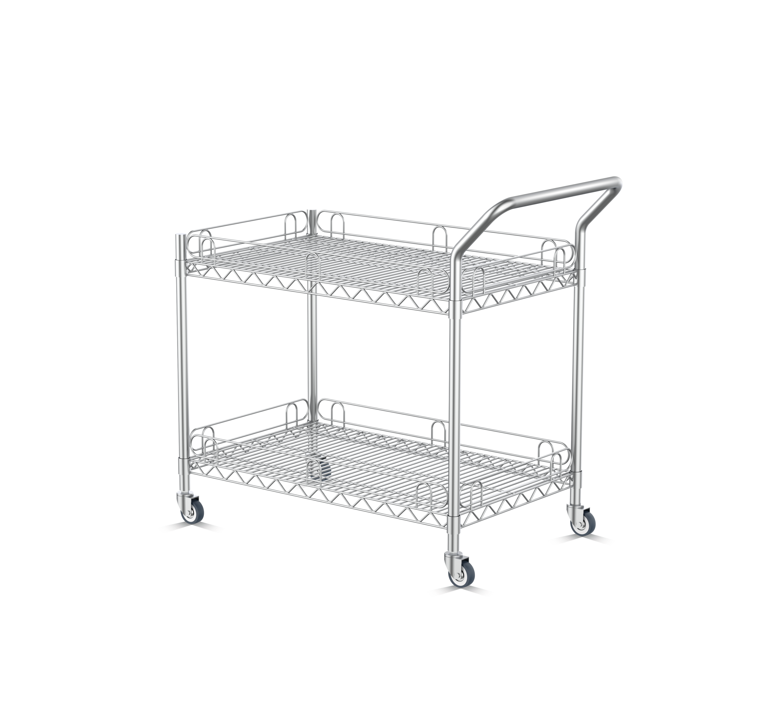 Double Mesh Trolley - AGIRAY: Cleanroom & Stainless Steel Solutions Expert